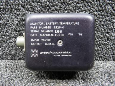 1529-1 Avtech Battery Temperature Monitor For Sale