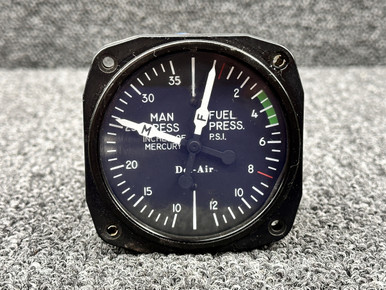 6331 United Instruments Manifold Fuel Pressure Gauge Indicator (Code: H ...