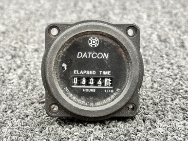 773 Datcon Instrument Hour Meter Indicator (Hours: 804.0, 4-40 Volts)