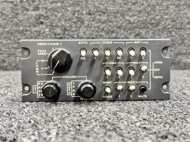 5636-1 Avtech Audio Selector Panel with Mods (28 Volts)