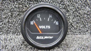 259-1 Auto Meter Voltmeter Indicator (Range: 10-16 Volts) For Sale