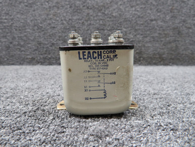 237-EAU Leach Corp. Relay Unit (Amps: 10, Volts: 28) For Sale