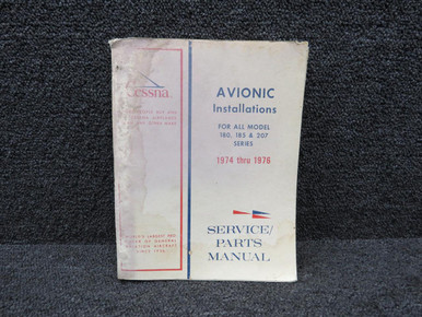 D4549-13 Cessna Avionic Installations Service & Parts Manual (Years ...