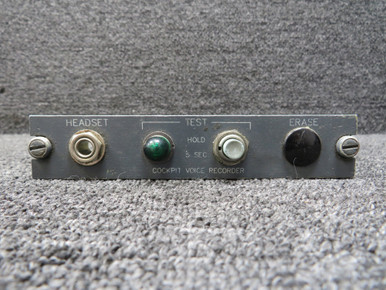 Falcon Cockpit Voice Recorder Control Head, No Part Number