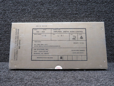 700-002 DB Systems Digital Audio Control Amplifier Modified, Core with ...