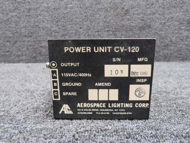 CV-120 Aerospace Lighting Power Unit 115V (Core) For Sale