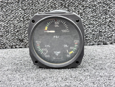 58-380084-5 (Alt Part Number: 18B331-5) Aircraft Instruments Tri-Engine ...