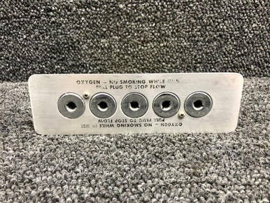 8802-12 Beechcraft A36TC Oxygen Outlet Manifold W/ Mounting Bracket ...