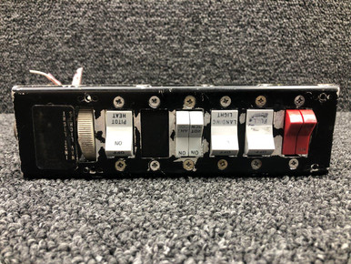 66643-000 / 68812-002 Piper PA28-140 Switch Panel Assembly W/ Potentiometer