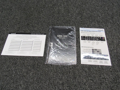 190-01878-00 Rev. C Garmin GMA-342 Pilot's Guide 2016-2018 (NEW OLD STOCK)
