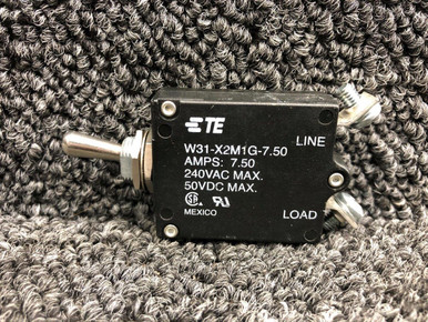 W31-X2M1G-7.50 Tyco Electronics G1275 Toggle Switch - 240VAC and Amps ...