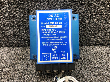 MD26-28 Mid-Continent DC-AC Inverter Assembly (Volts: 28)