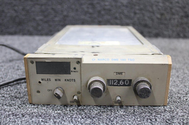 Narco DME-190 Interrogator Unit has Tray and Channeling Adapter (Volts ...