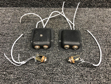 Cessna 177 Headset and Mic Jack Set with Panels