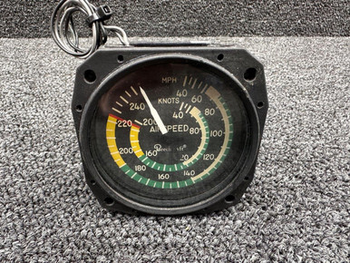 8025-13L United Instruments True Air Speed Indicator- Lighted with 13 Volts