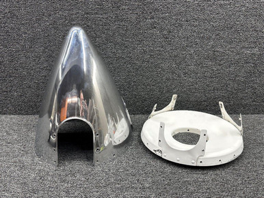 35-910028-9, D3586 Beechcraft F33A Propeller Spinner and Aft Bulkhead Assy