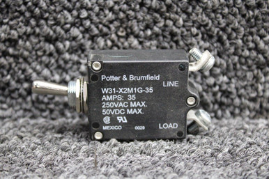 W31-X2M1G-35 Potter and Brumfield Toggle Switch (35A, New Old Stock)