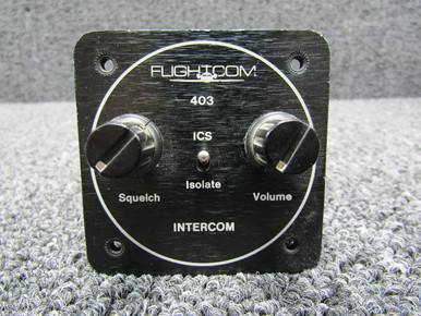 403 Flightcom Panel Mounted Intercom With Connector Assembly