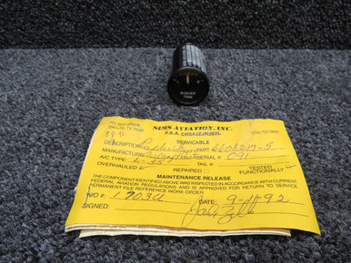 6608217-5 Sims Aviation Inc. Rudder Trim Indicator With Yellow ...