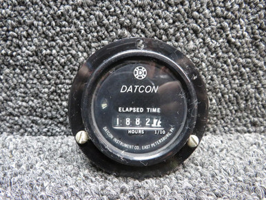 56194-00 Datcon 773UT Hours Meter Has Faceplate With 1882.7 Hours