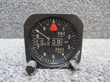 518-16007-61 Intercontinental Dynamics Black Faced Encoding Altimeter ...