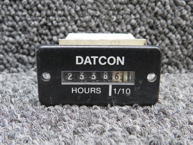 56576-00 Datcon 12 or 24 Volt Hour Meter Indicator Has 2338.6 Hours