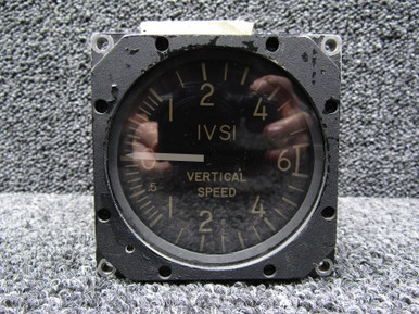 SLZ9123 Teledyne Discolored Faced Vertical Speed Indicator Has 0-6000 FPM