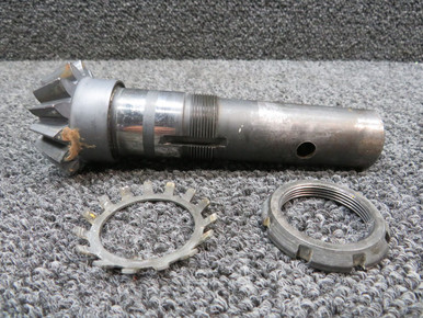 2081001-8 Cessna 177RG Sector Gear Support Pinion has Washer and Nut