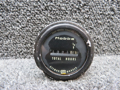 15006 Stewart-Warner 1271.4 Hour Hobbs Total Hour Meter Indicator
