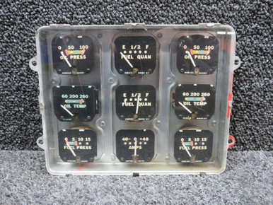 Piper Aircrafts 12 Volt Indicator Gauge Cluster Assembly