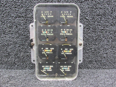 Piper PA23-250 Instrument Cluster Gauge Assembly