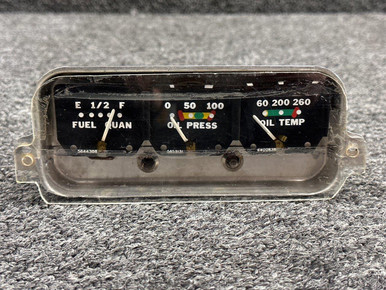 5644386, 6400636, 5653131 Piper Fuel, Oil Instrument Cluster Indicator ...