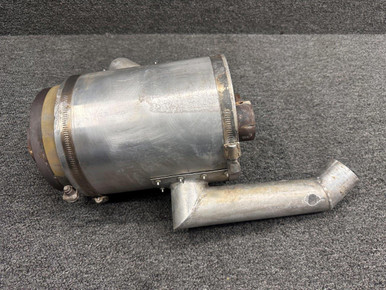 24484-001, 24281-000 Lycoming IO-720-A RH Muffler Assembly with Shroud