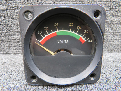 34H Rosemount Aircraft Voltmeter Indicator Assembly