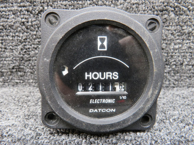 100690 Datcon 873-IB 211.6 Hours Aircraft Hour Meter Indicator