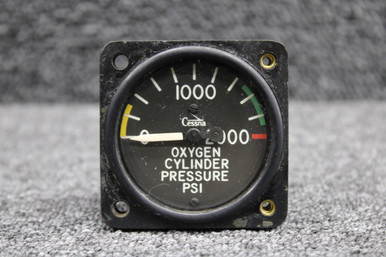 S-1325L-1 Zep-Aero Oxygen Cylinder Pressure Indicator (PSI: 0-2000)