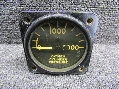 AN6011-1B (AW-1-7/8-27-E5) US Gauge High Pressure Oxygen Gauge Indicator
