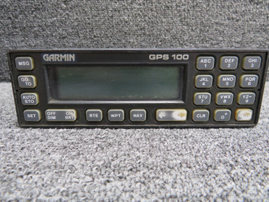 011-00017-00 Garmin Avionics GPS-100 10-33 Volt AVD Has Worn Face