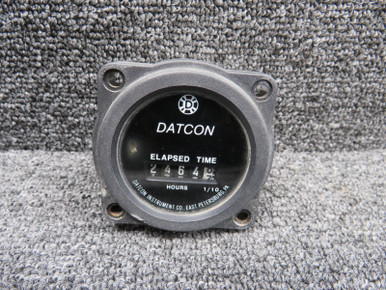 773 Datcon 2464.8 Houred Elapsed Time Hour Indicator With 4-40 Volts