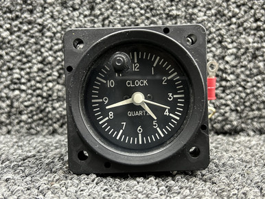 MD90-8 (Alt PN: A072-8) Mid-Continent Electric Clock with Mod (Lighted, 8-32V)