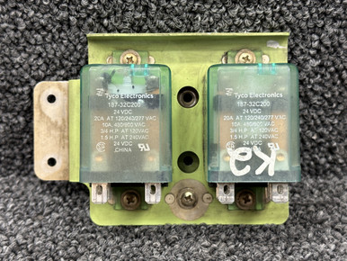 187-32C200 Tyco Electronics Set of 2 Relay Assembly with Mount (24V)