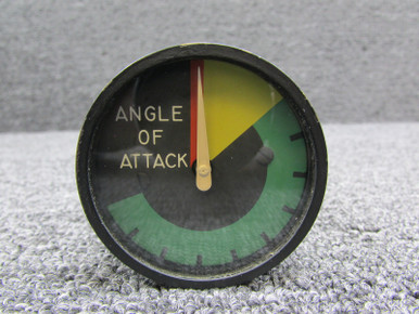 563-025 (Alt: 6600082-6) Hickok Learjet Angle of Attack Indicator Gauge