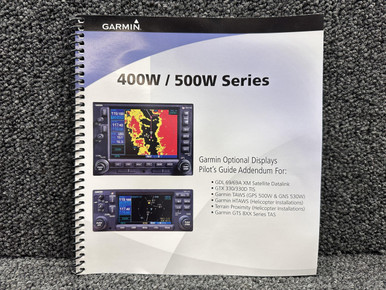 190-00356-30 Garmin 400W, 500W Series Optional Displays Pilot’s Guide ...