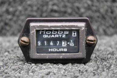 85094 Quartz Hour Meter Indicator (Hours: 9147.3) (Volts: 12-60) For Sale