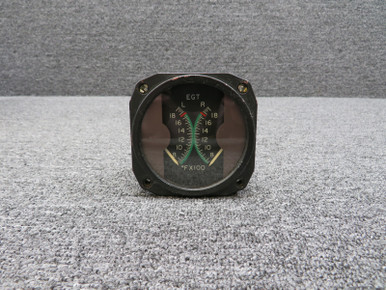 R10T Radair Glass Face Dual Exhaust GAs Temperature Indicator For Sale