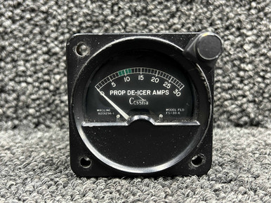 3E1252A Cessna FS-30A Propeller De-Ice Ammeter Indicator (Lighted) For Sale