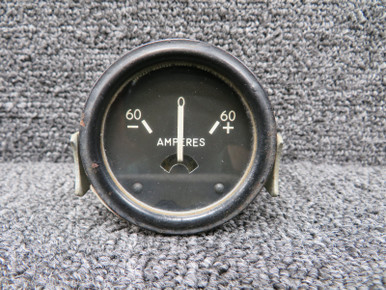 823213 Stewart Warner Avionics Ammeter Indicator Range Amps -60 to 60