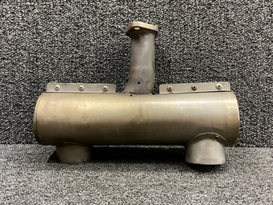 642220-104, 640289-009 Continental TSIO-360-LB LH Center Exhaust Riser ...