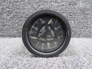 1-1307AA Jaeger Triple Oil Temperature, Oil Pressure and Fuel Pressure ...