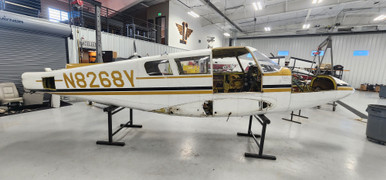 Piper PA-30 Fuselage Structure with Bill of Sale, Data Tag, and Log Books